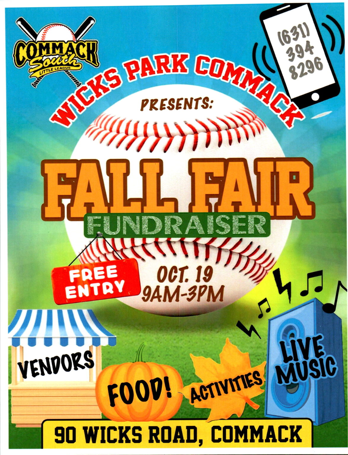 EVENT | Wicks Park Commack, FALL FAIR FUNDRAISER - OCT 19th - The ...