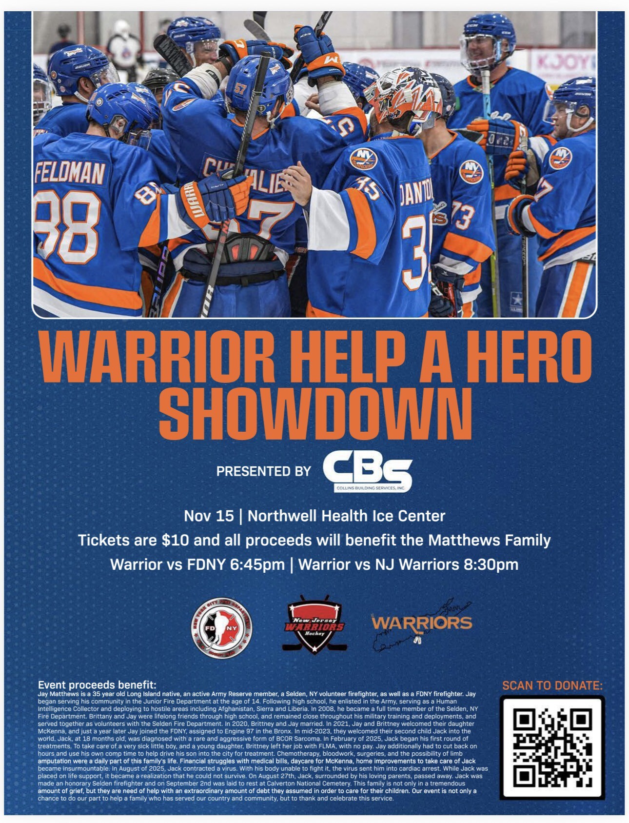 EVENT | Warrior Help a Hero Showdown – Nov 15th - The Greater COMMACK